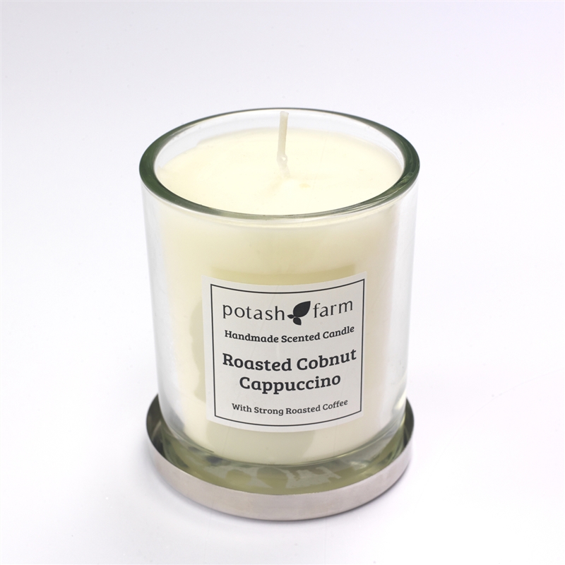 Roasted Cobnut Cappuccino Luxury Candle | Potash Farm